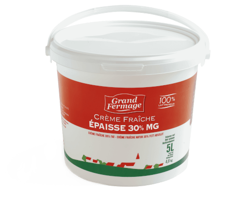 Crème fraîche épaisse 30% MG - Eurial food service & industry