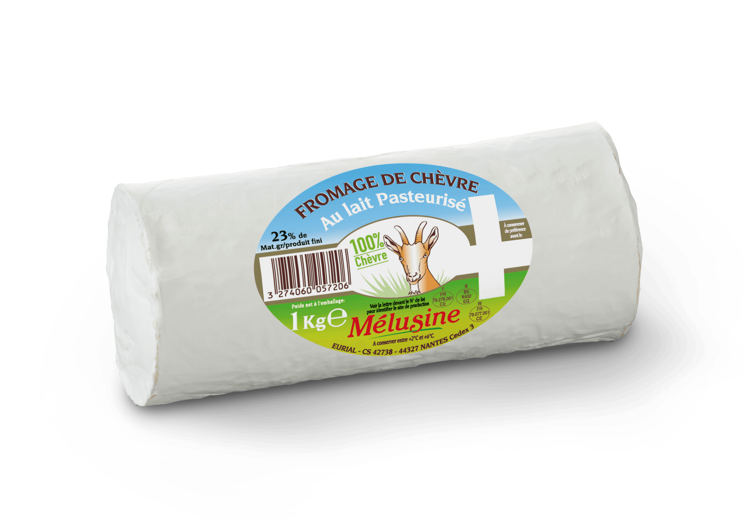 Bûche de fromage de chèvre 1kg | Mélusine