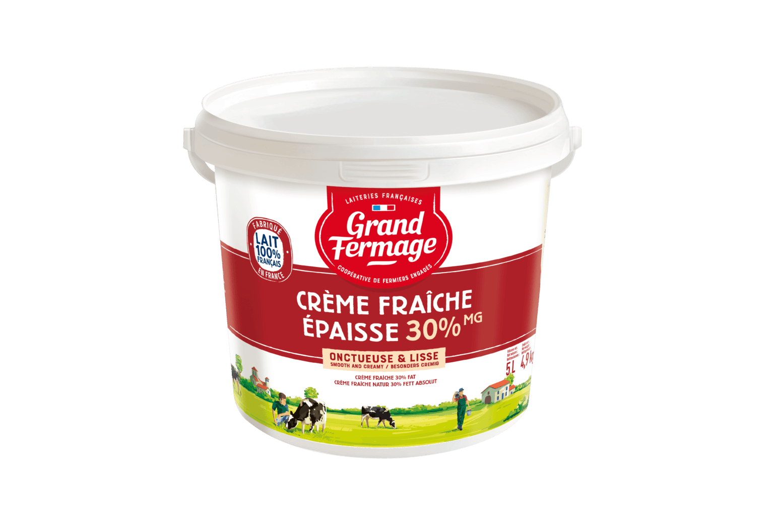 Crème Fraîche épaisse 30% MG | Grand Fermage