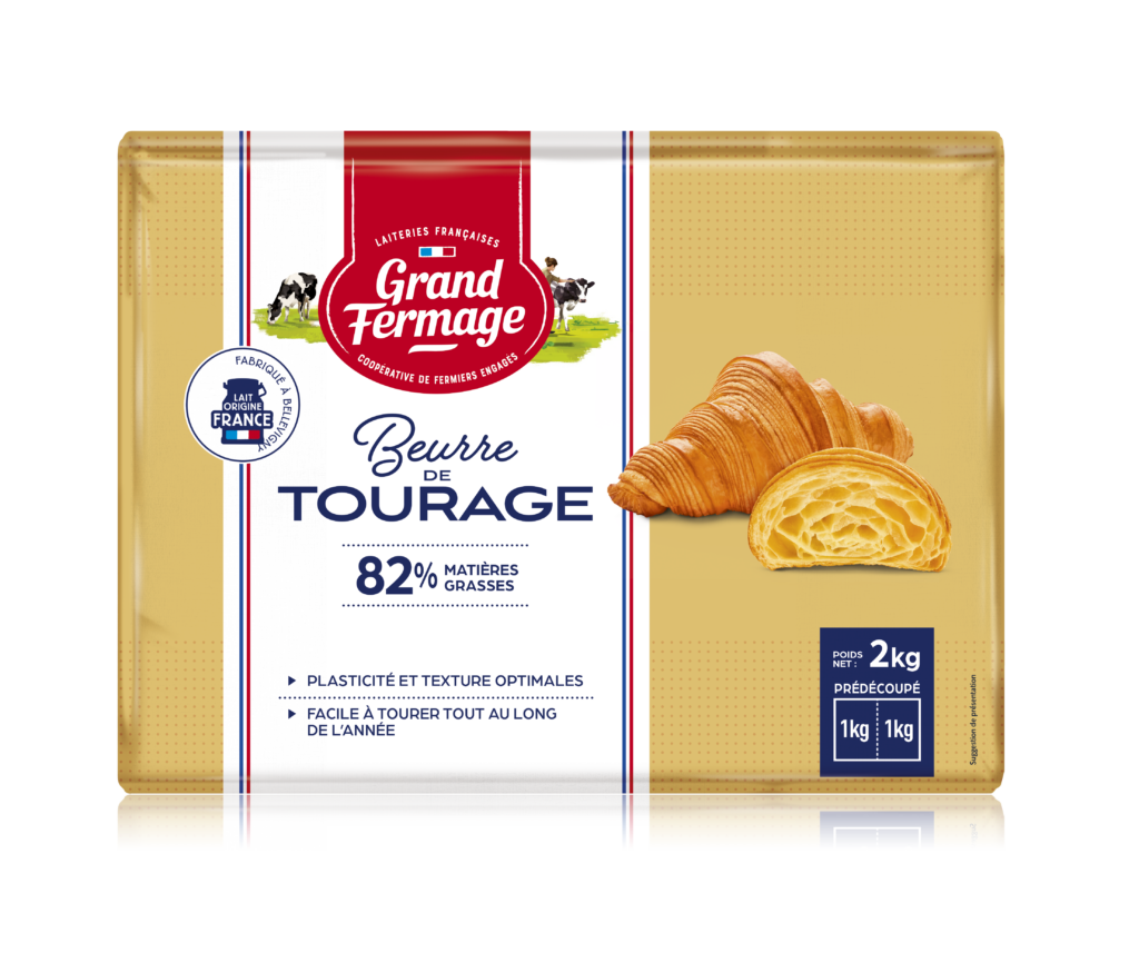 Beurre de tourage 82% MG | Pour professionnels | Grand Fermage