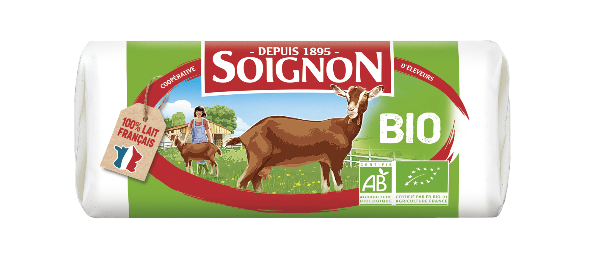 Bûchette de chèvre affiné Bio | Soignon Professionnel