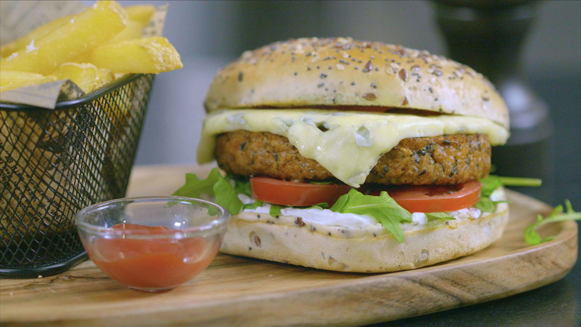 Veggie Burger Chèvre et Bleu - Eurial food service & industry