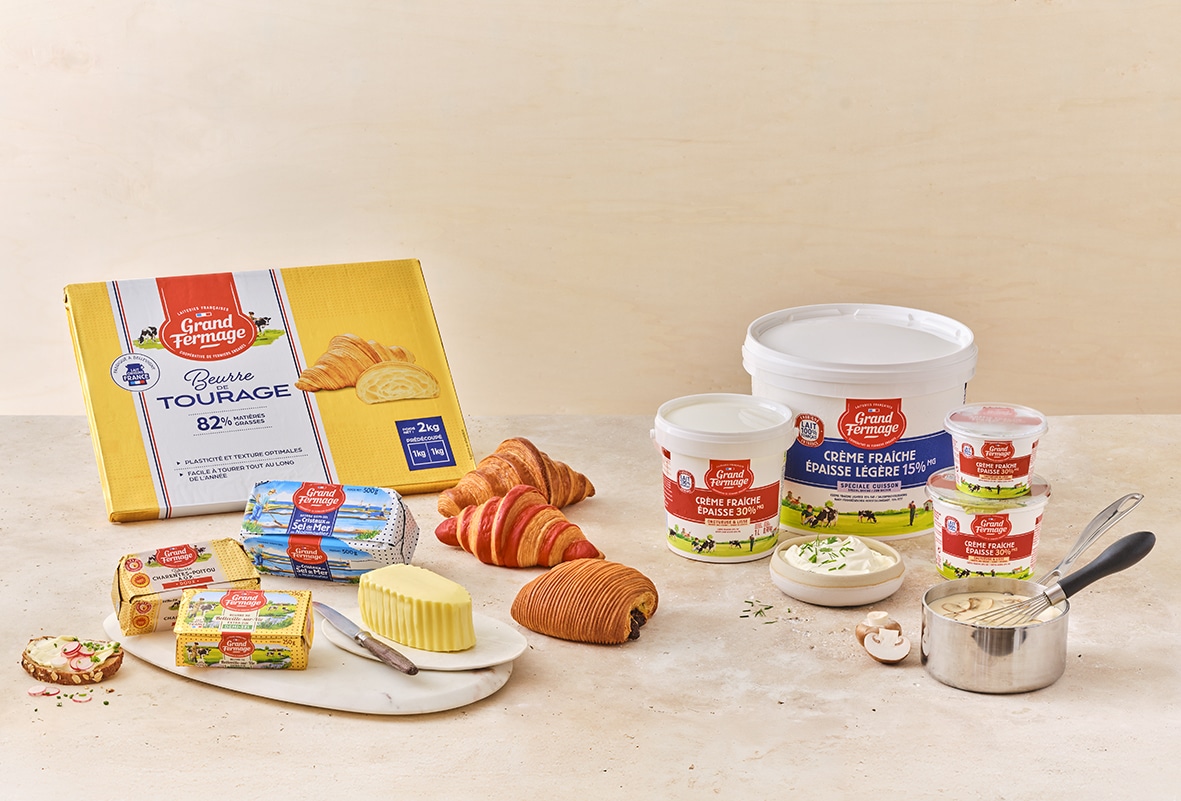Grand Fermage : crèmes et beurres de qualité - Eurial food service ...